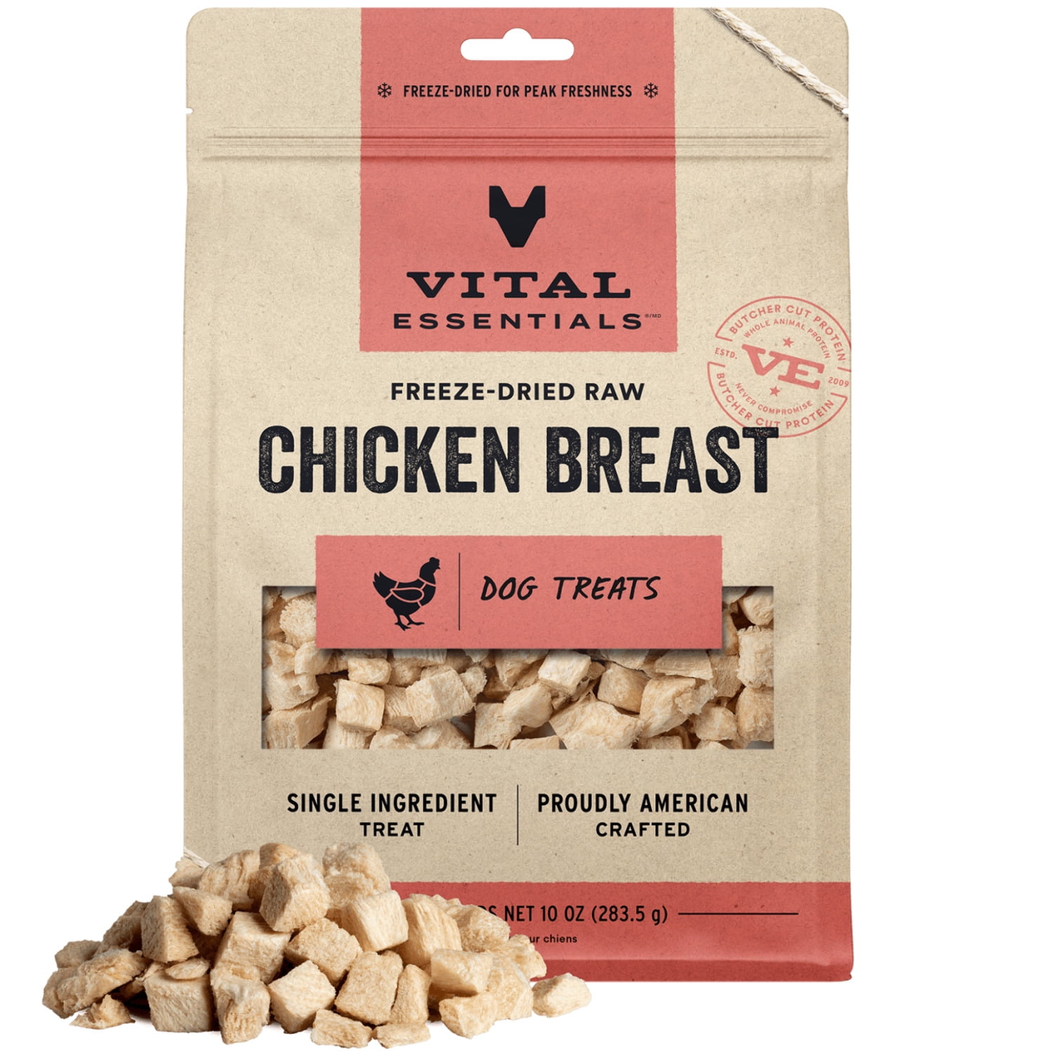 Freeze-Dried Chicken Breast Dog Treats - Walmart.com