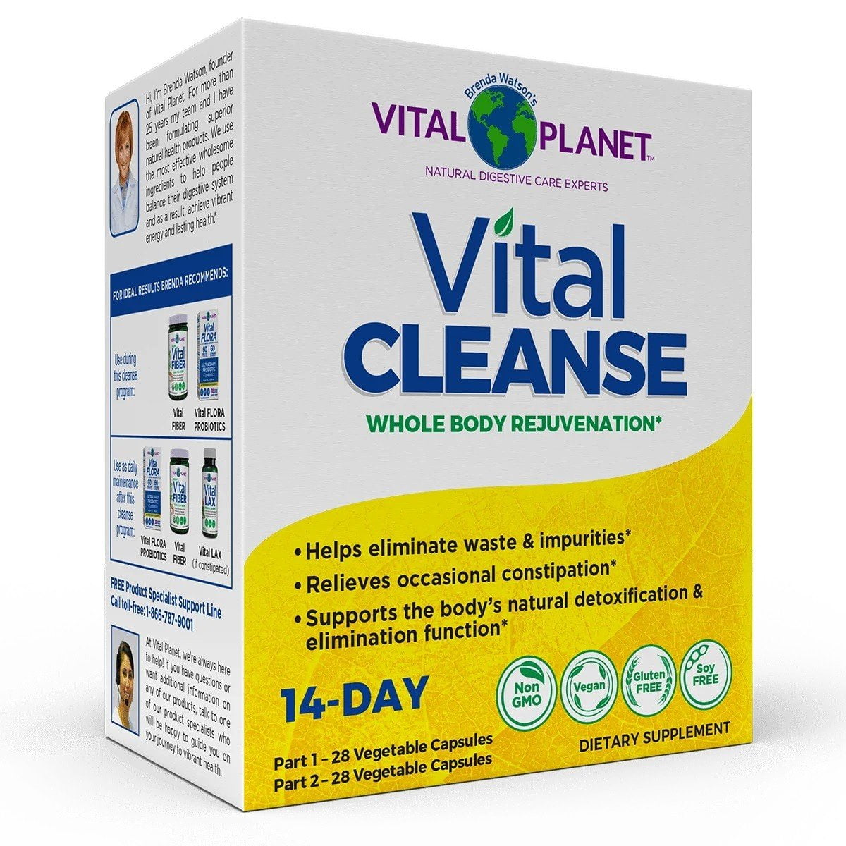 Vital Planet Vital Cleanse 2 Part Kit - Walmart.com