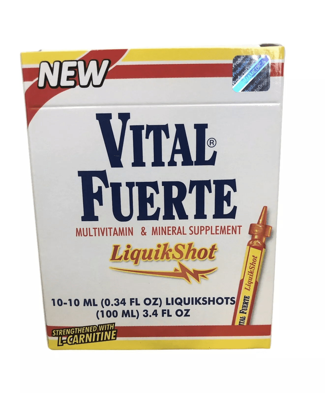 Vital Fuerte LiquikShot Multivitamin & Mineral 10 X 10 mL - 100ml ...