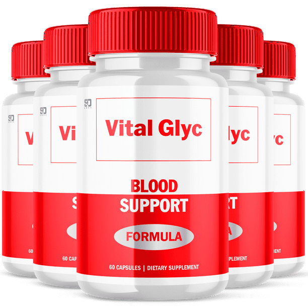 Vital Glyc Advanced Blood Support Formula Capsules, Extra Strength ...