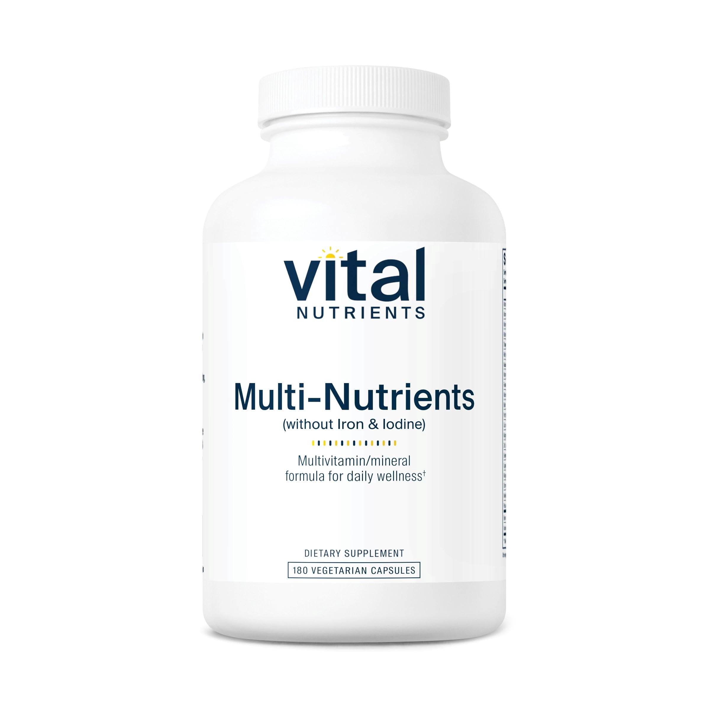 Vital Nutrients Multi-Nutrients (No Iron or Iodine) | Comprehensive ...