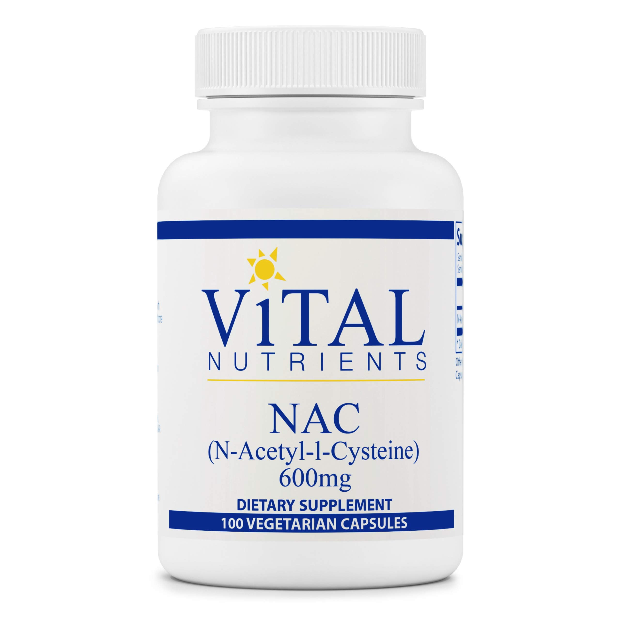 Vital Nutrients NAC 100 Vegetarian Capsules - Walmart.com
