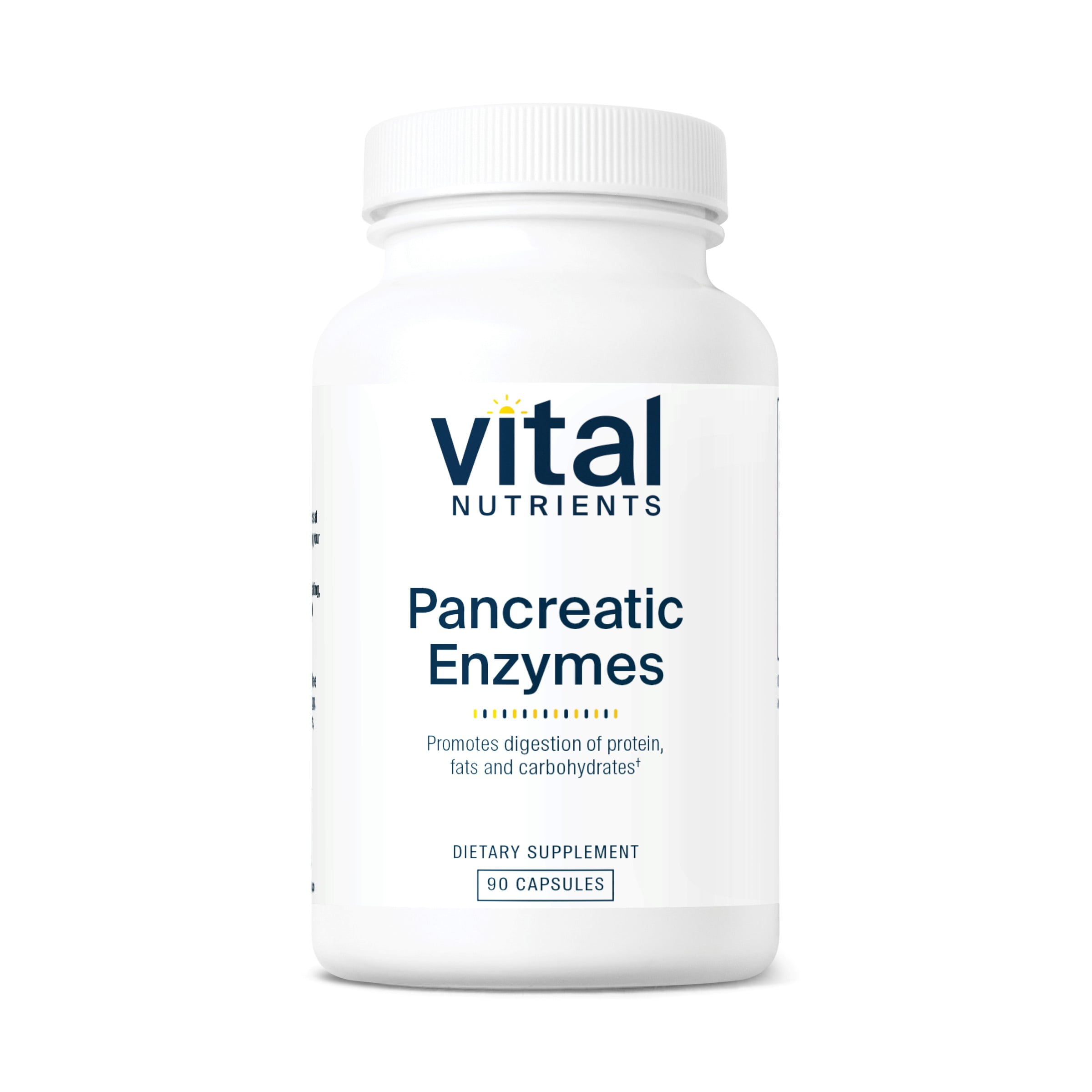 Vital Nutrients Pancreatic Enzymes 1000mg (Full Strength) | Pancreatin Digestion Supplement with ...