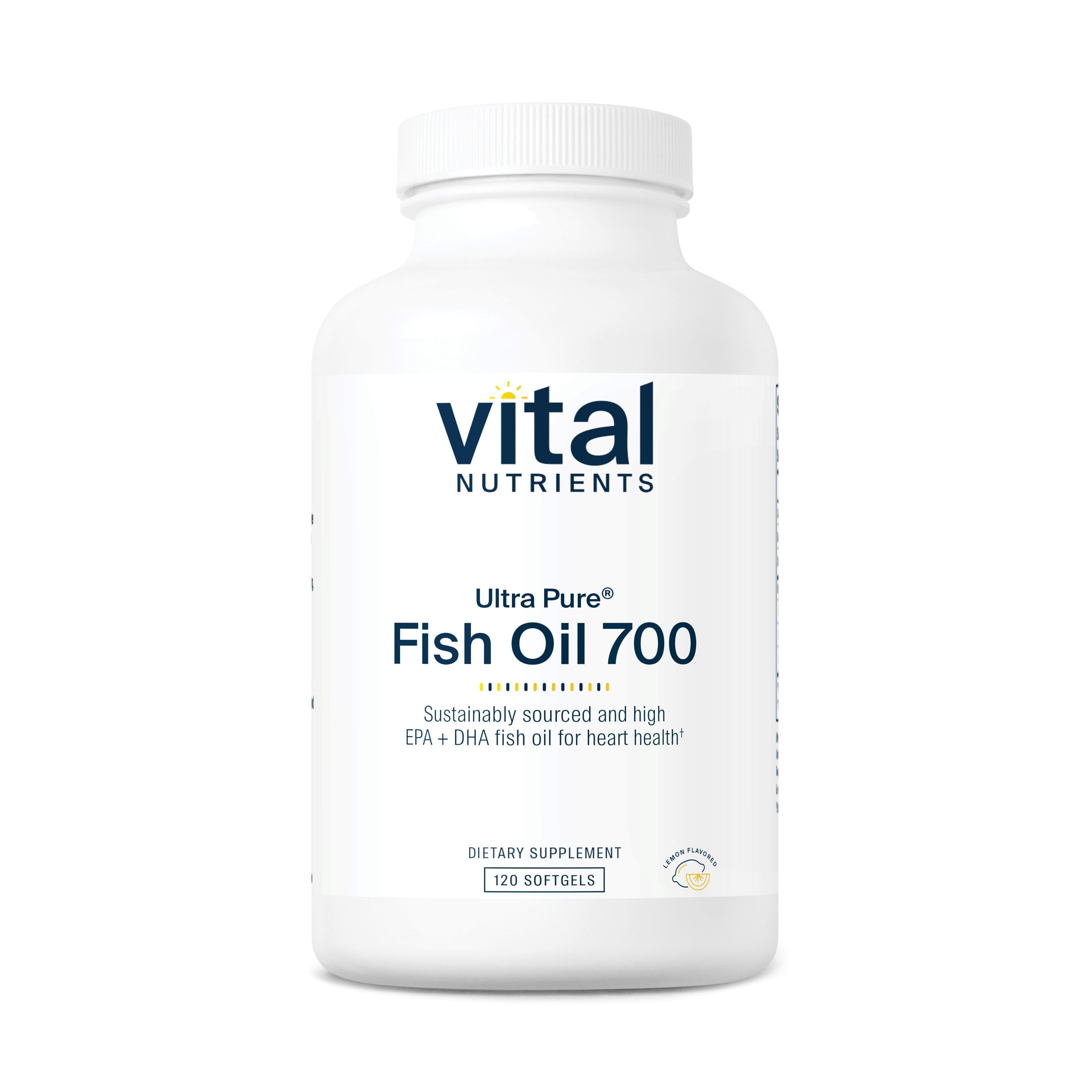Vital Nutrients Ultra Pure Omega EPA Fish Oil Supplement Capsules 700 ...