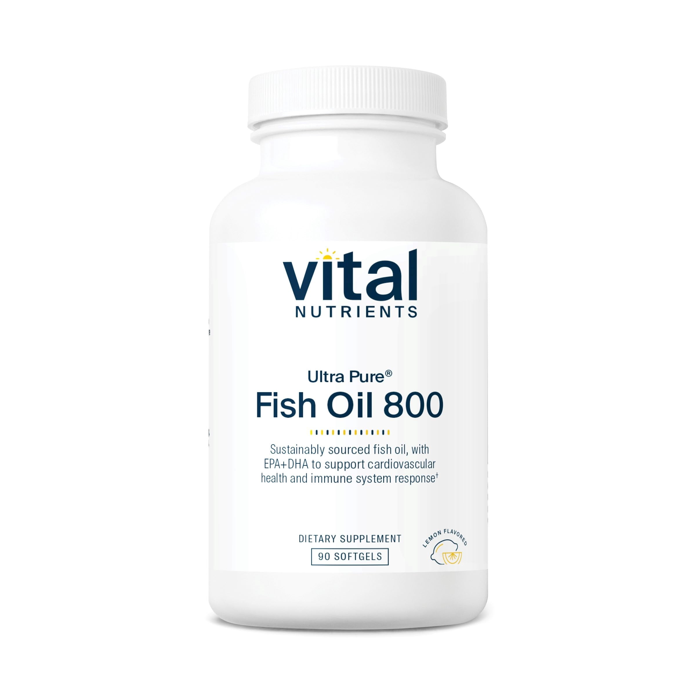 Vital Nutrients - Ultra Pure Fish Oil 800, High Potency EPA & DHA ...