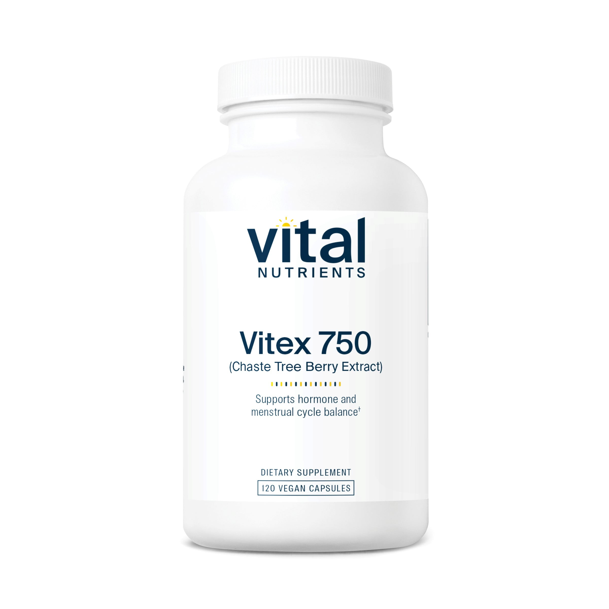 Vital Nutrients - Vitex 750 Chaste Tree Berry Extract, 120 Caps ...