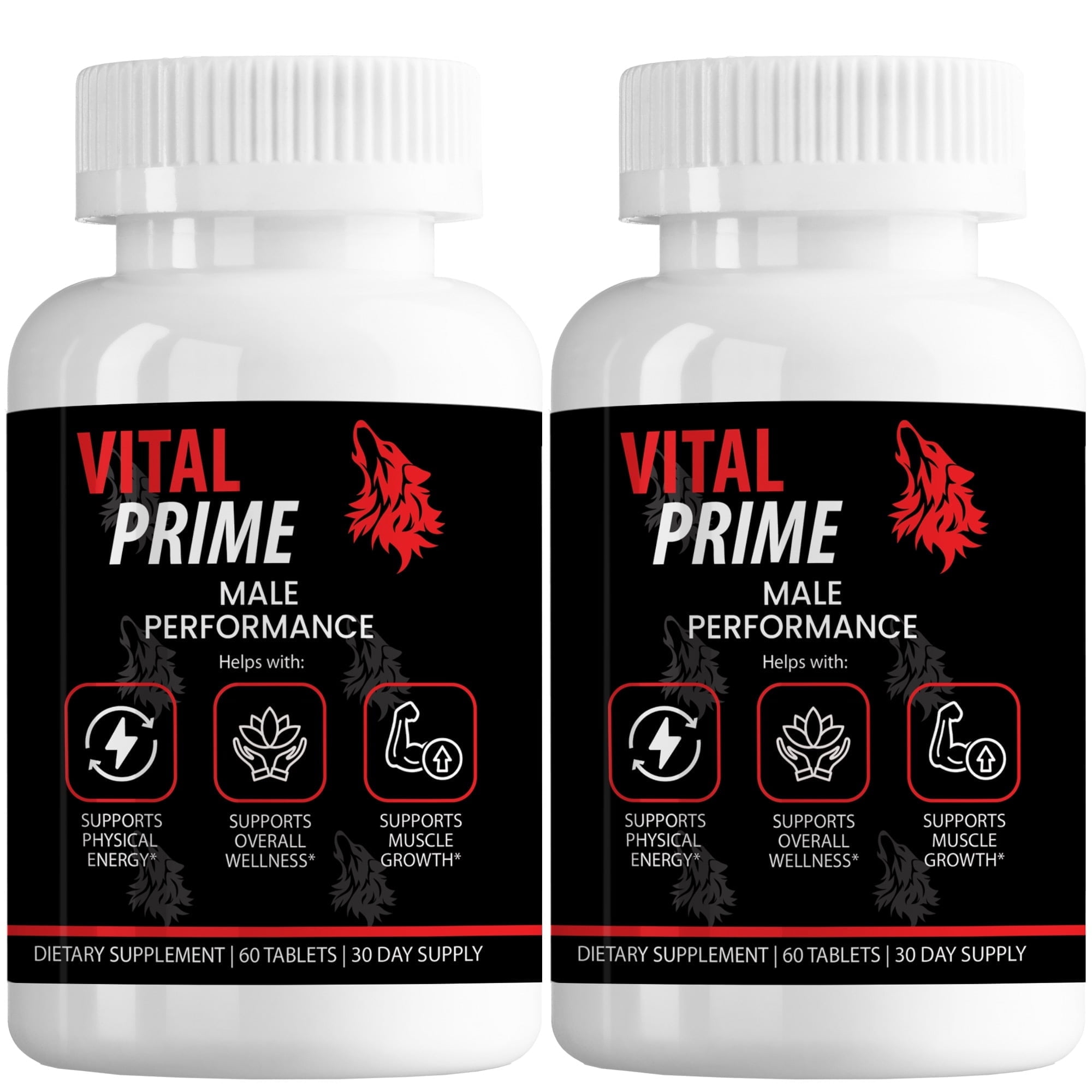 (2 Pack) Vital Prime Pills, Official VitalPrime Capsules, All Natural ...