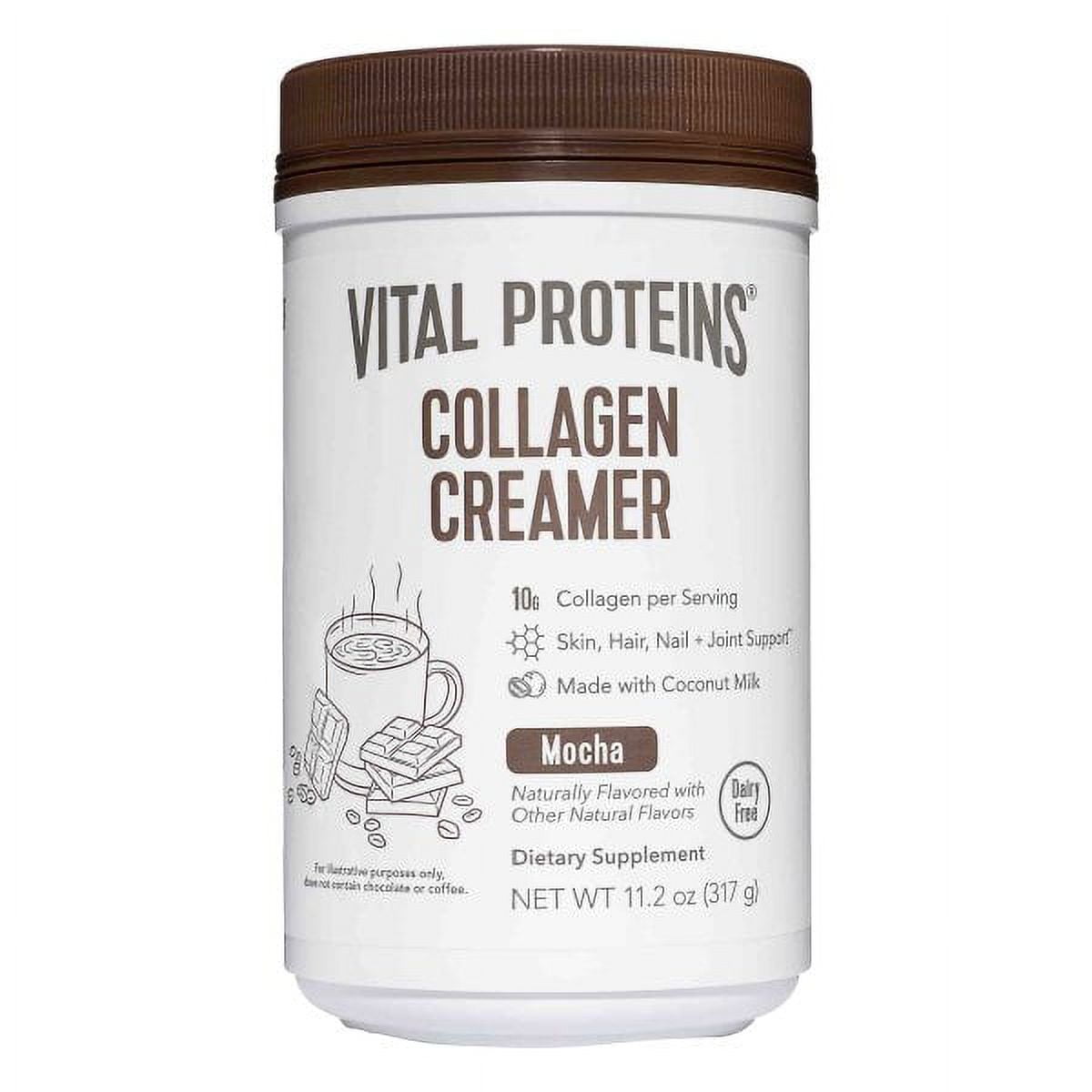 Vital Proteins Organic Collagen Creamer Mocha, Grass-Fed, Coffee ...