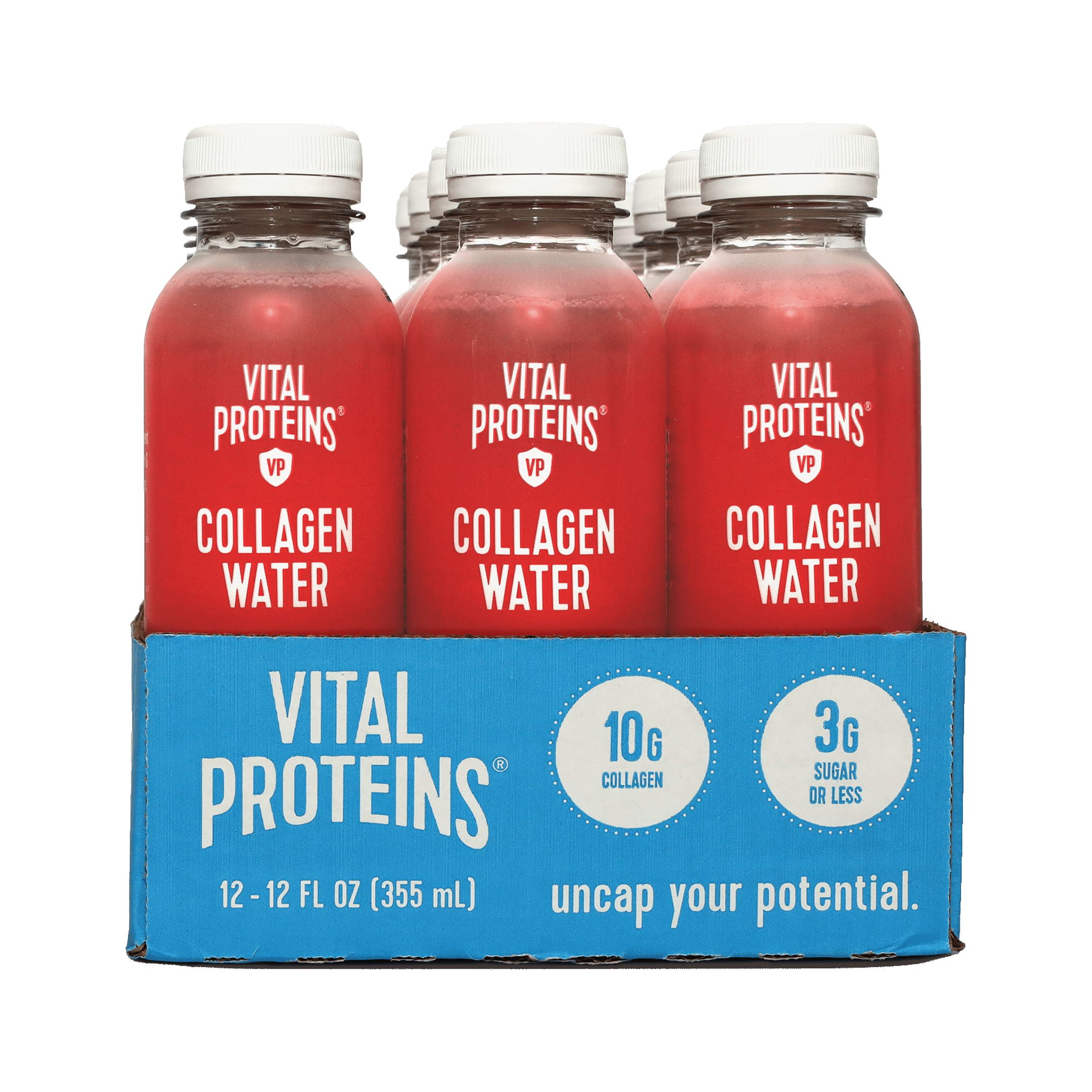 Vital Proteins Strawberry Lemon Flavored Collagen Drink, 12 oz - Case ...