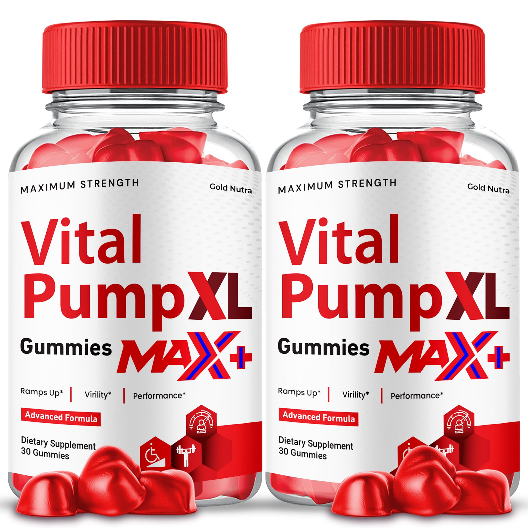 Vital Pump XL Max + Gummies for Men, Advanced Formula, Vital Pump XL ...