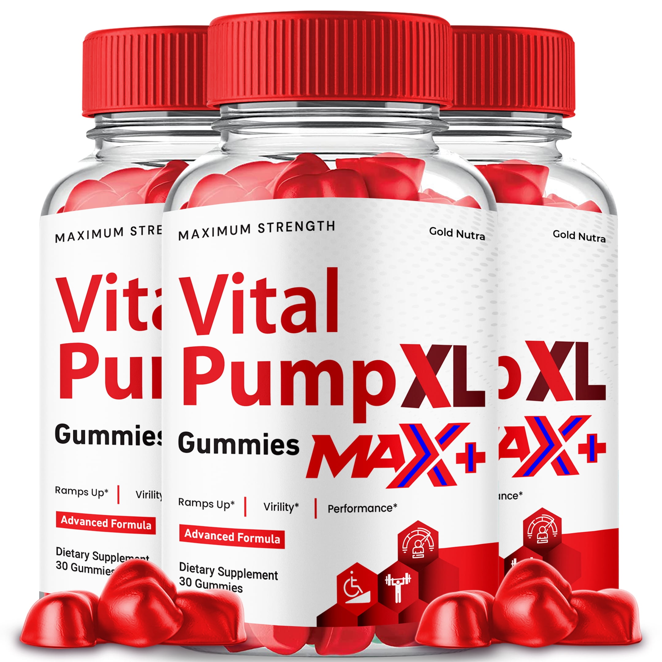 Vital Pump XL Max + Gummies for Men, Advanced Formula, Vital Pump XL ...