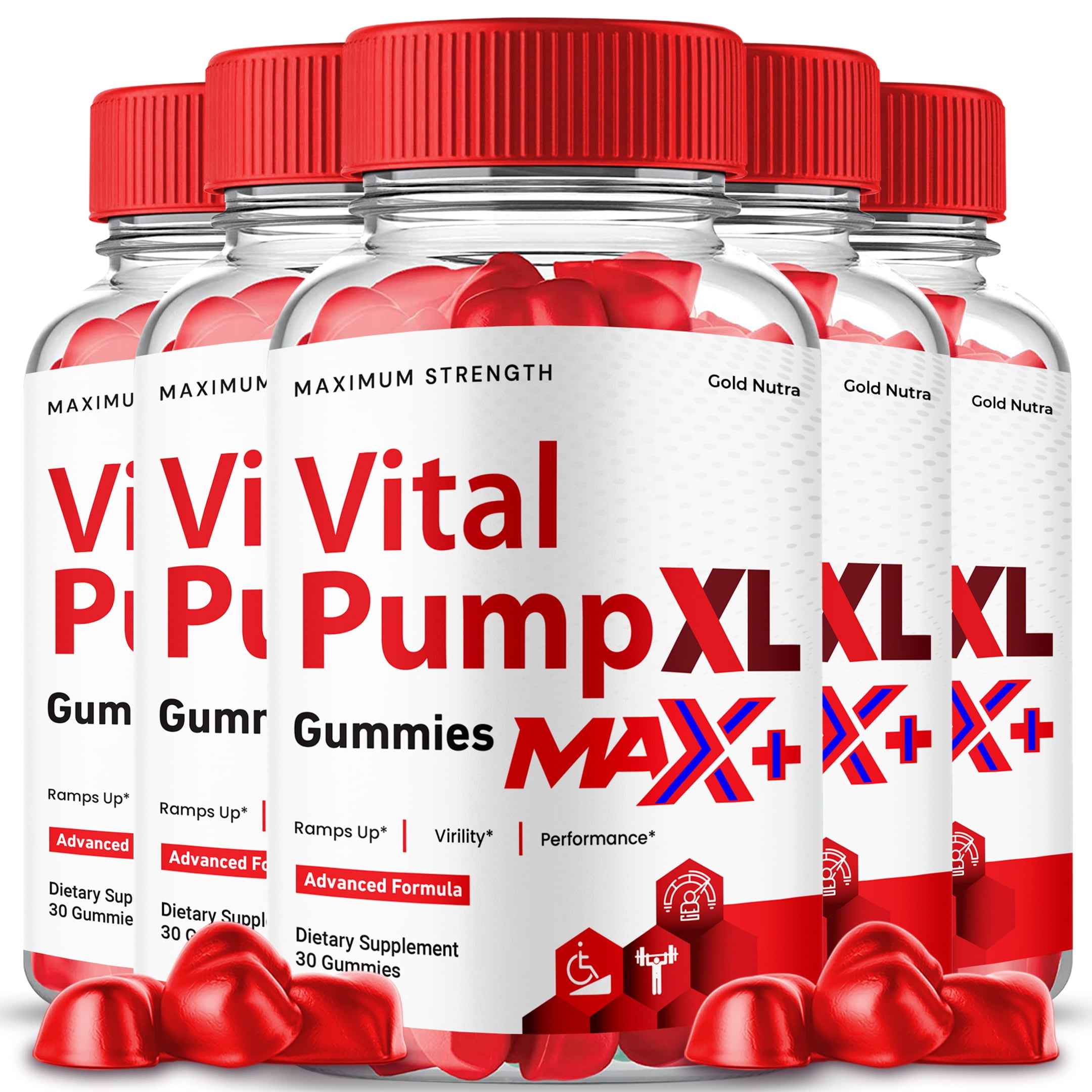 Vital Pump XL Max + Gummies for Men, Advanced Formula, Vital Pump XL ...