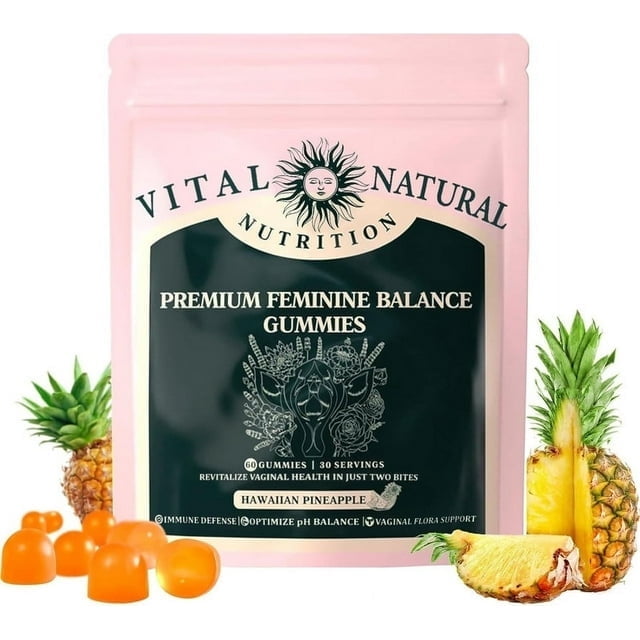 Vital Source Feminine Balance Gummies - Hawaiian Pineapple -Premium ...