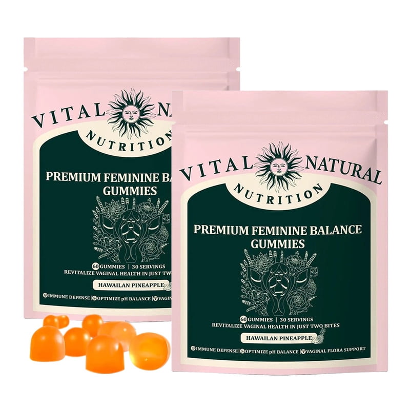 Vital_Source Feminine Balance Gummies - Hawaiian Pineapple | Women's ...