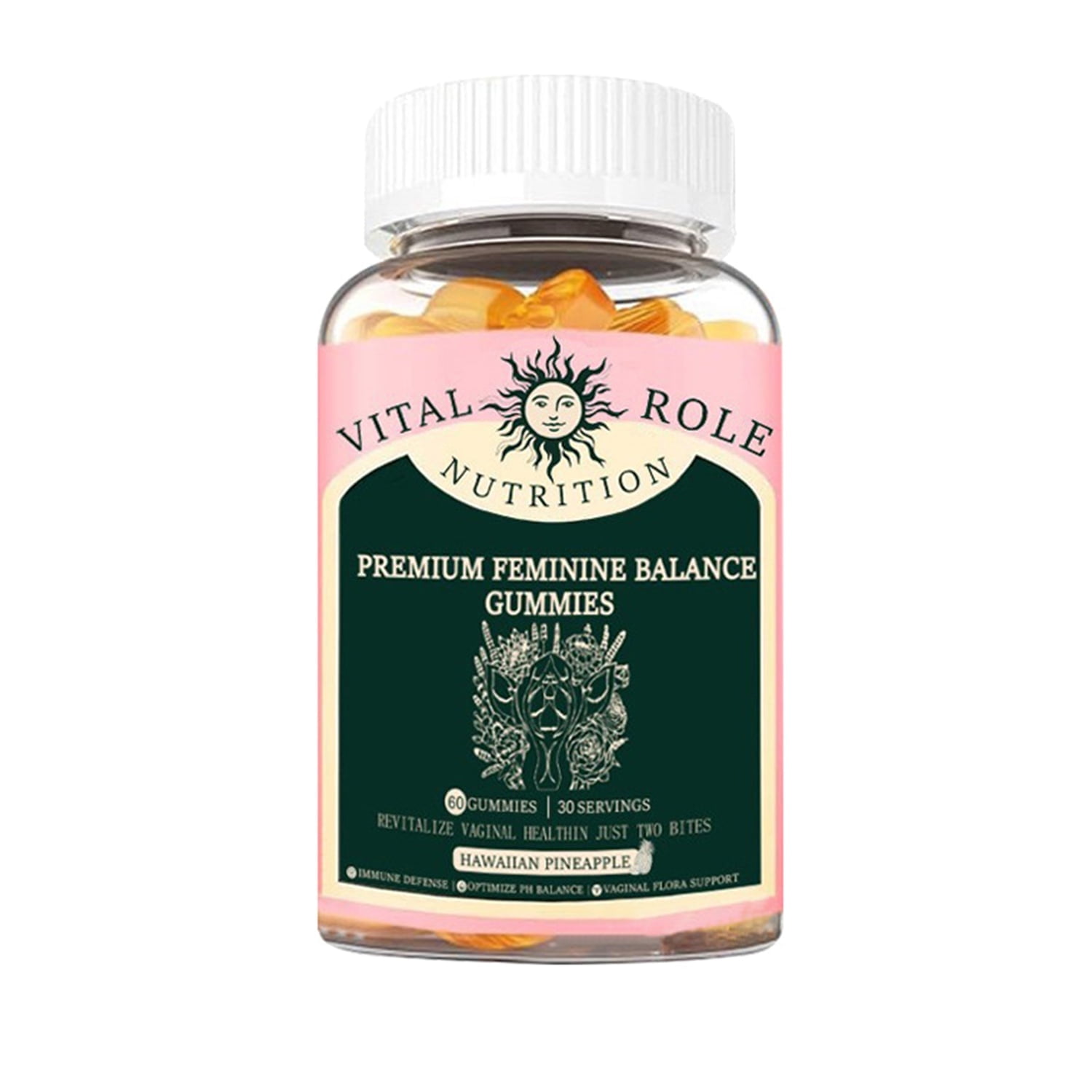 Vital_Source Feminine Balance Gummies for Women - Immune Support & pH ...