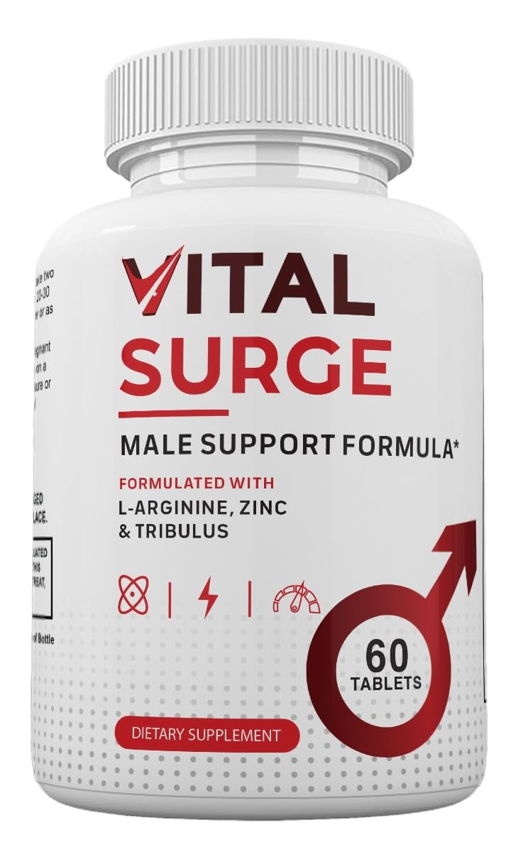 Vital Surge Pills, Vital Surge Male Supplement Advanced Formula, 60 ...
