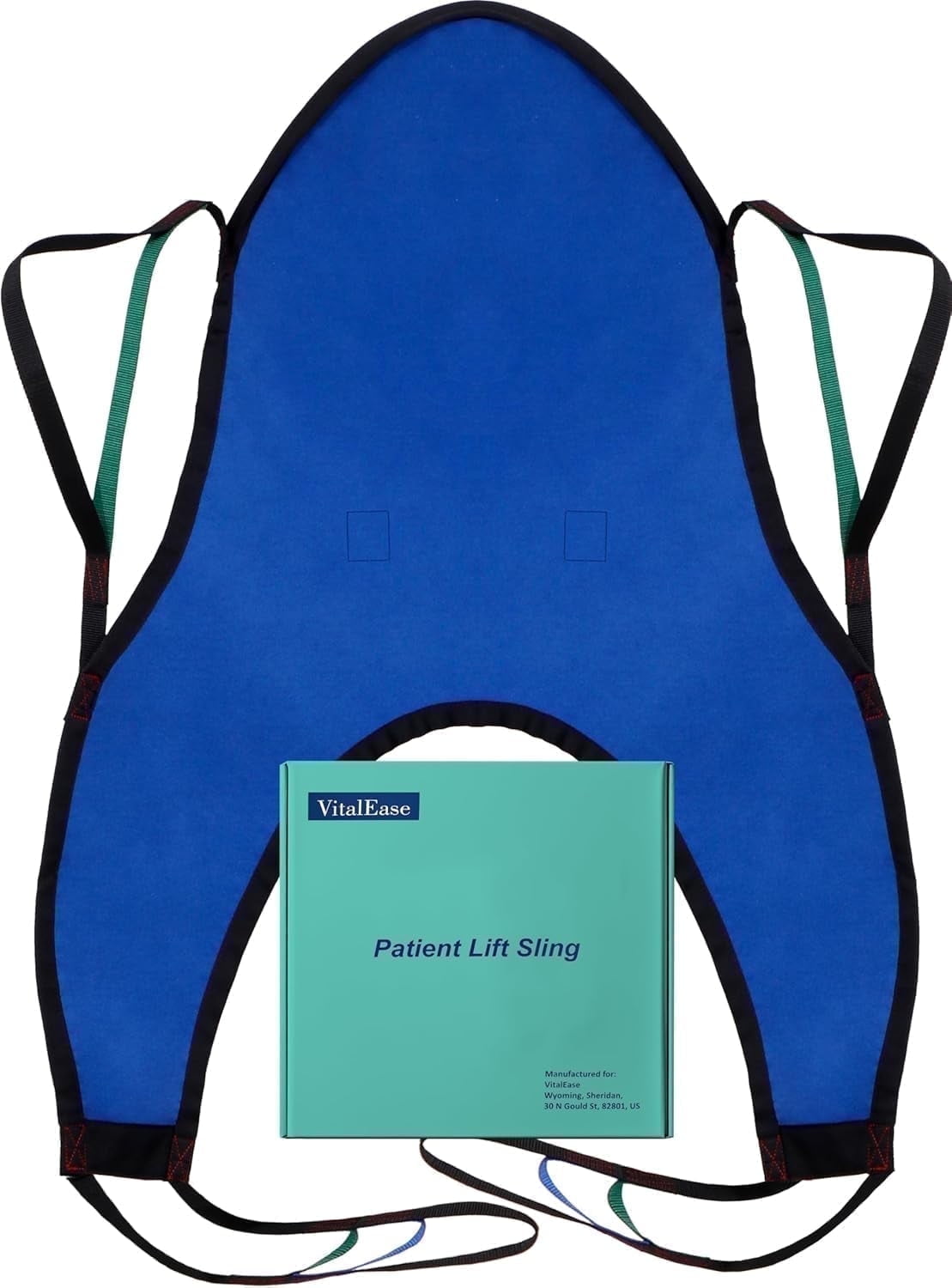 VitalEase U-Shaped Lift Sling with Head Support, Transfer Sling for ...
