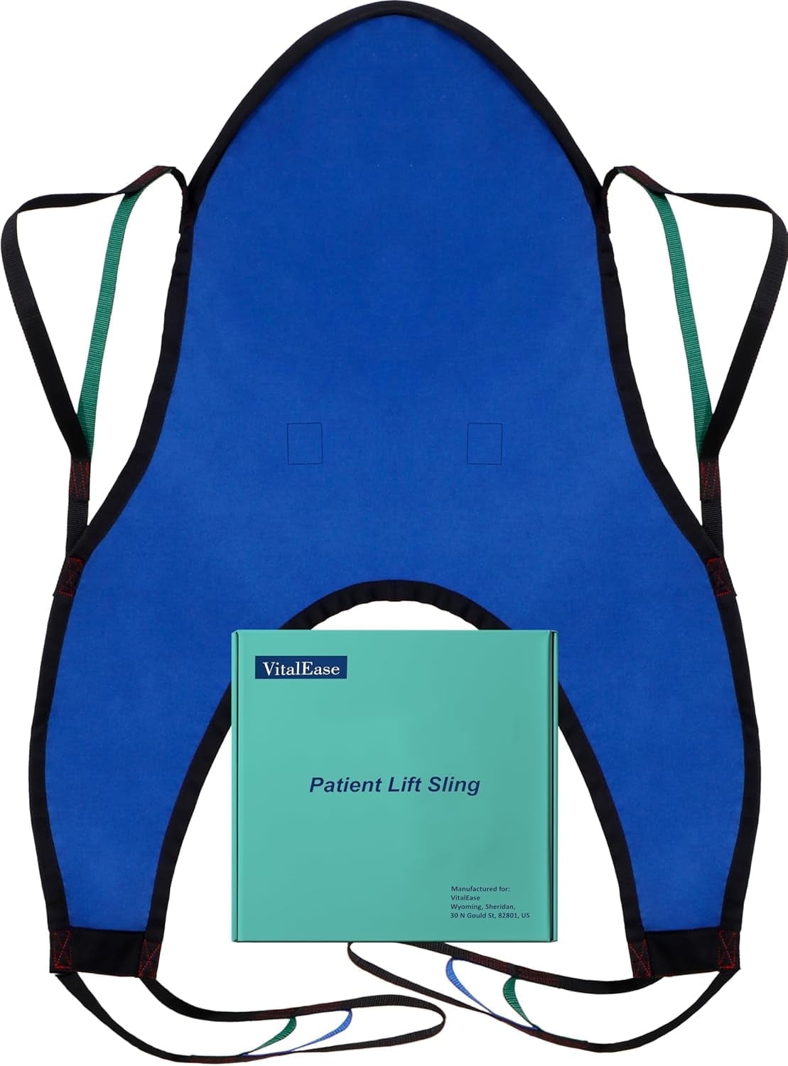 VitalEase U-Shaped Lift Sling with Head Support, Transfer Sling for ...