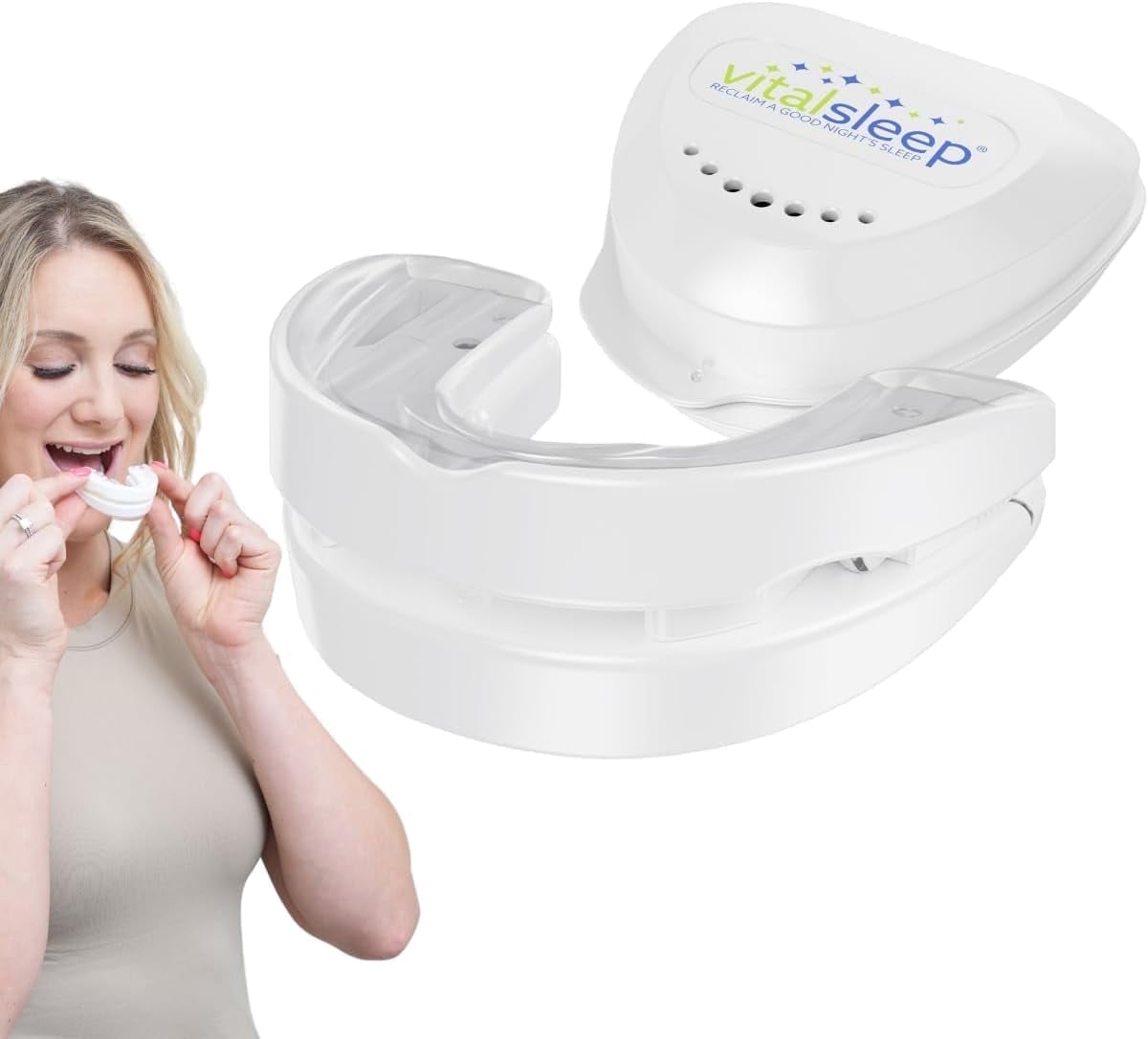 VitalSleep Adjustable Anti-Snoring Mouthpiece, Women's Size - Walmart.com