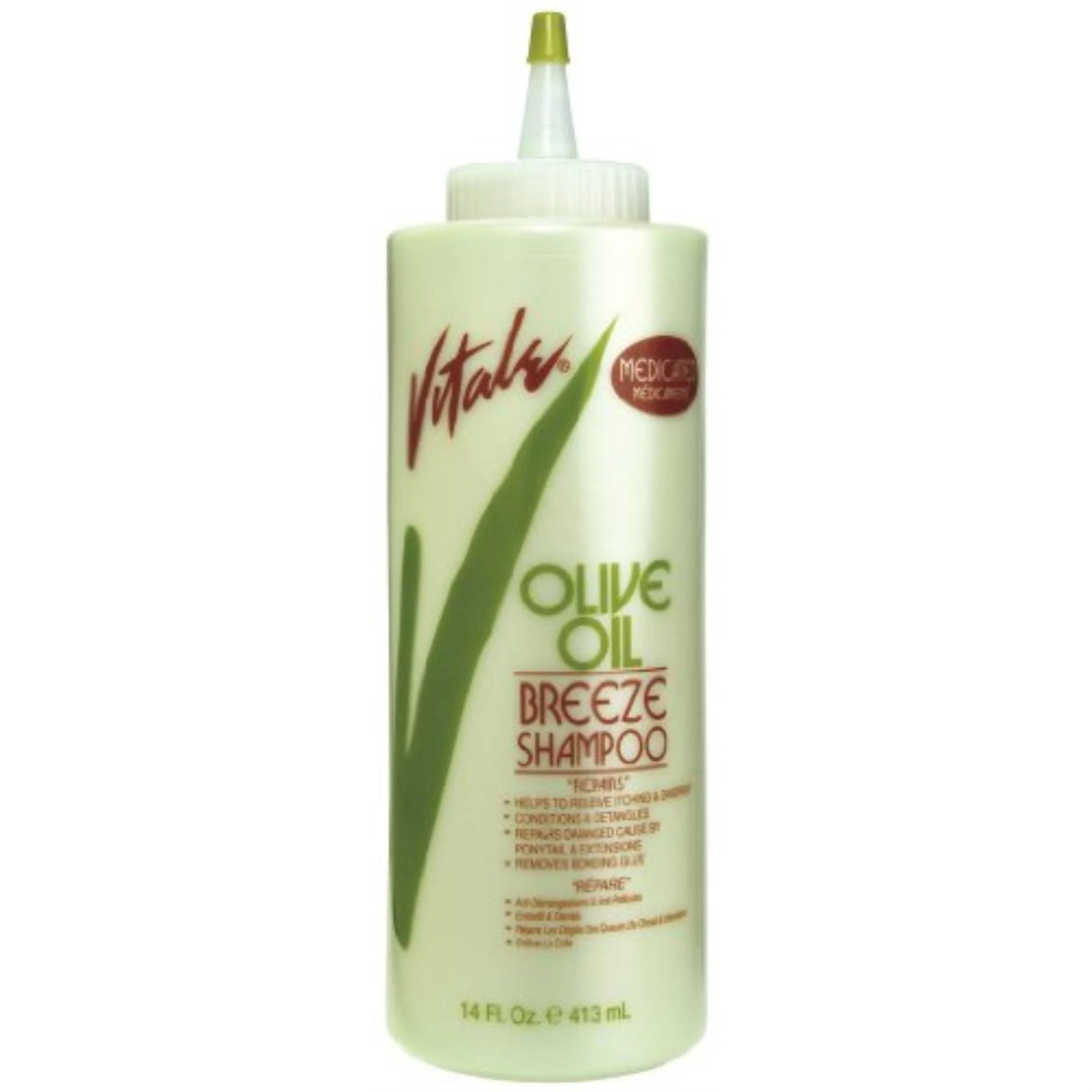 Vitale Olive Oil Breeze Shampoo 14 Oz,Pack of 2 - Walmart.com
