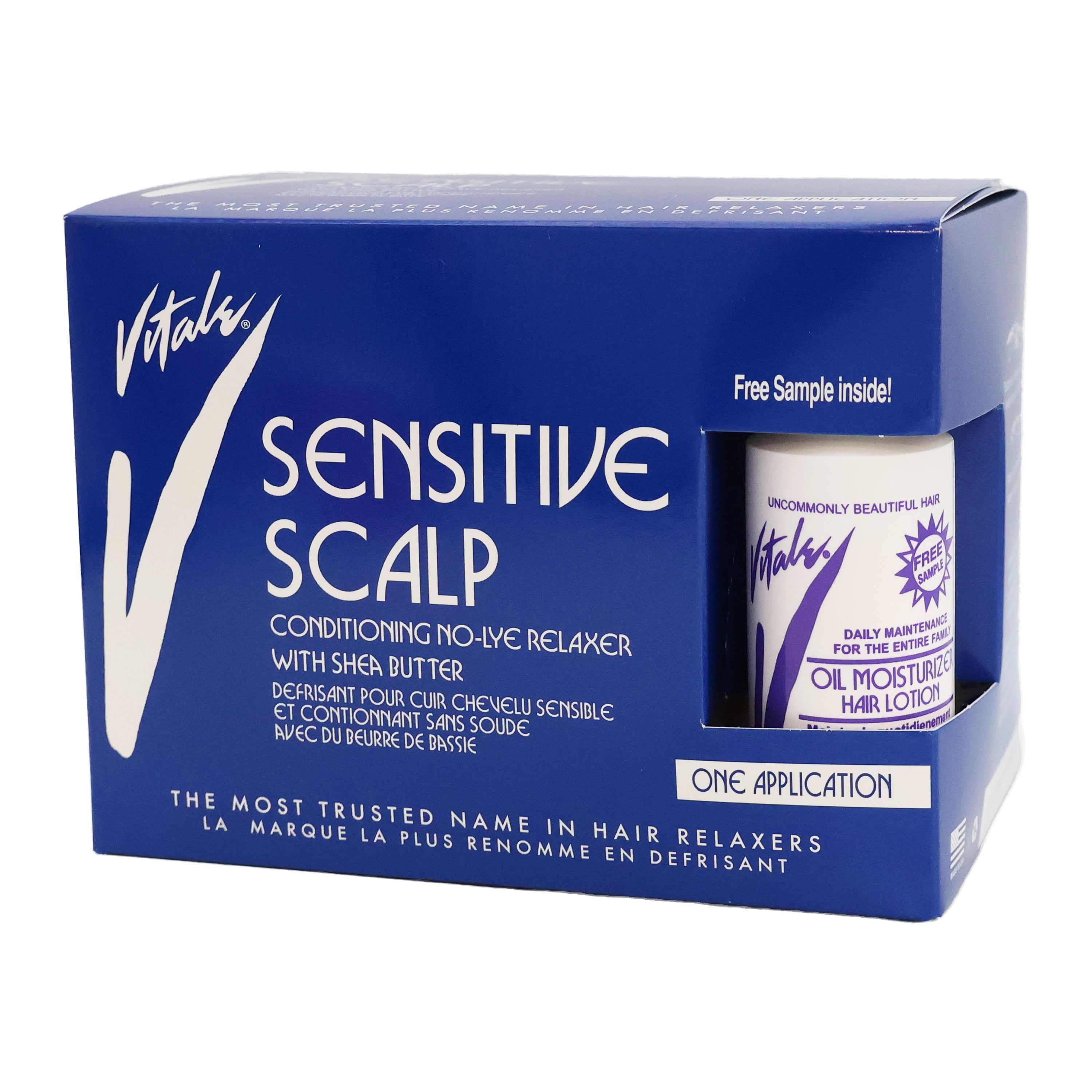 Vitale Sensitive Scalp Conditioning No Lye Relaxer Kit, Pack of 3 - Walmart.com