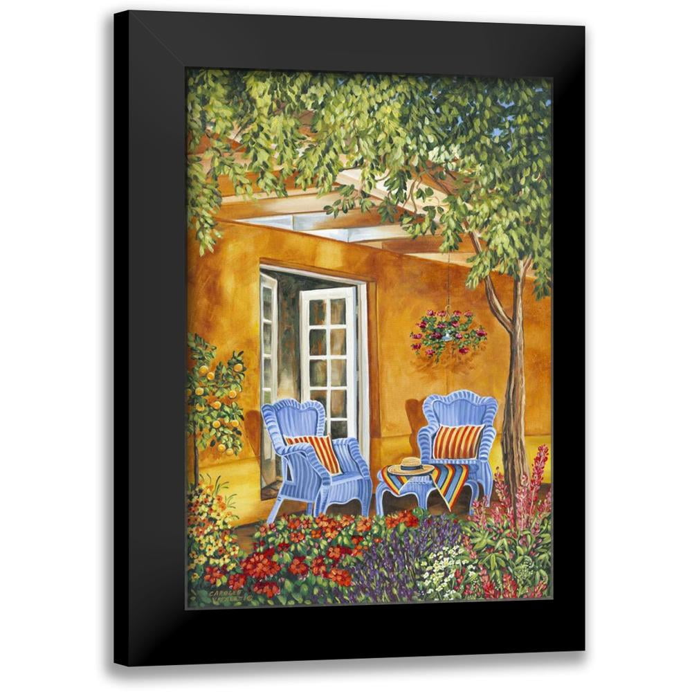 Vitaletti, Carolee 14x18 Black Modern Framed Museum Art Print Titled - Tuscan Veranda II ...