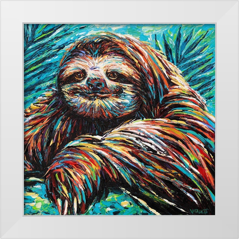 Vitaletti, Carolee 26x26 White Modern Wood Framed Museum Art Print ...