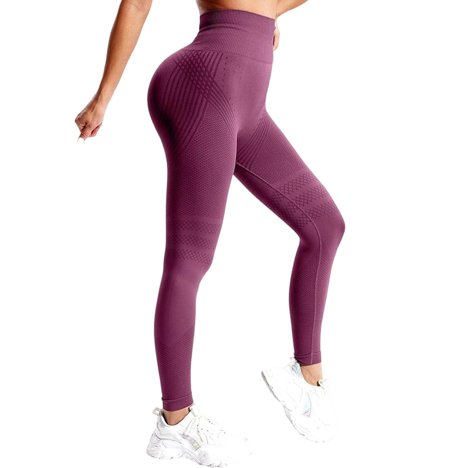 Vitaliaina Leggings, High Waisted Yoga Pants for Women, Stretch Workout ...