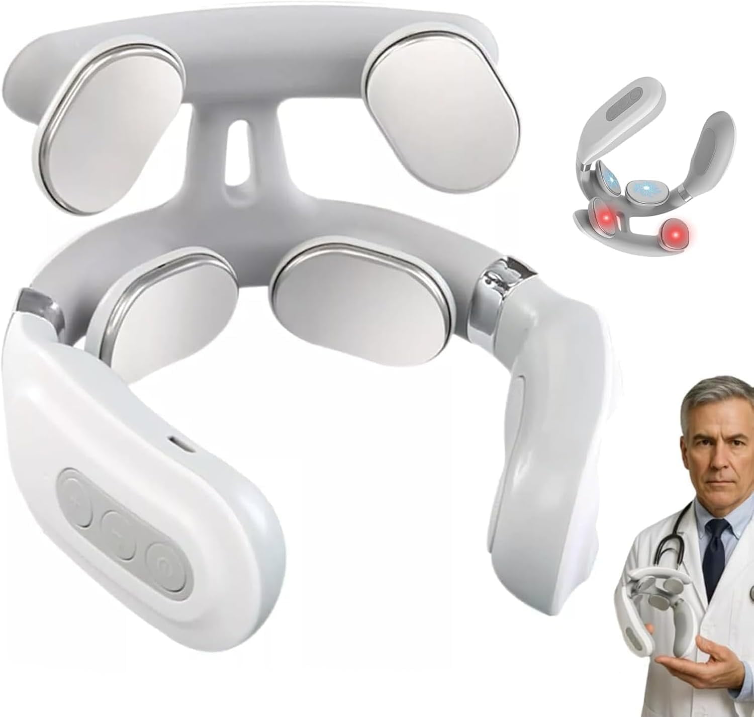 Vitality Magic Pro 2.0 Neck Massager, 2025 New Portable Neck Heated ...