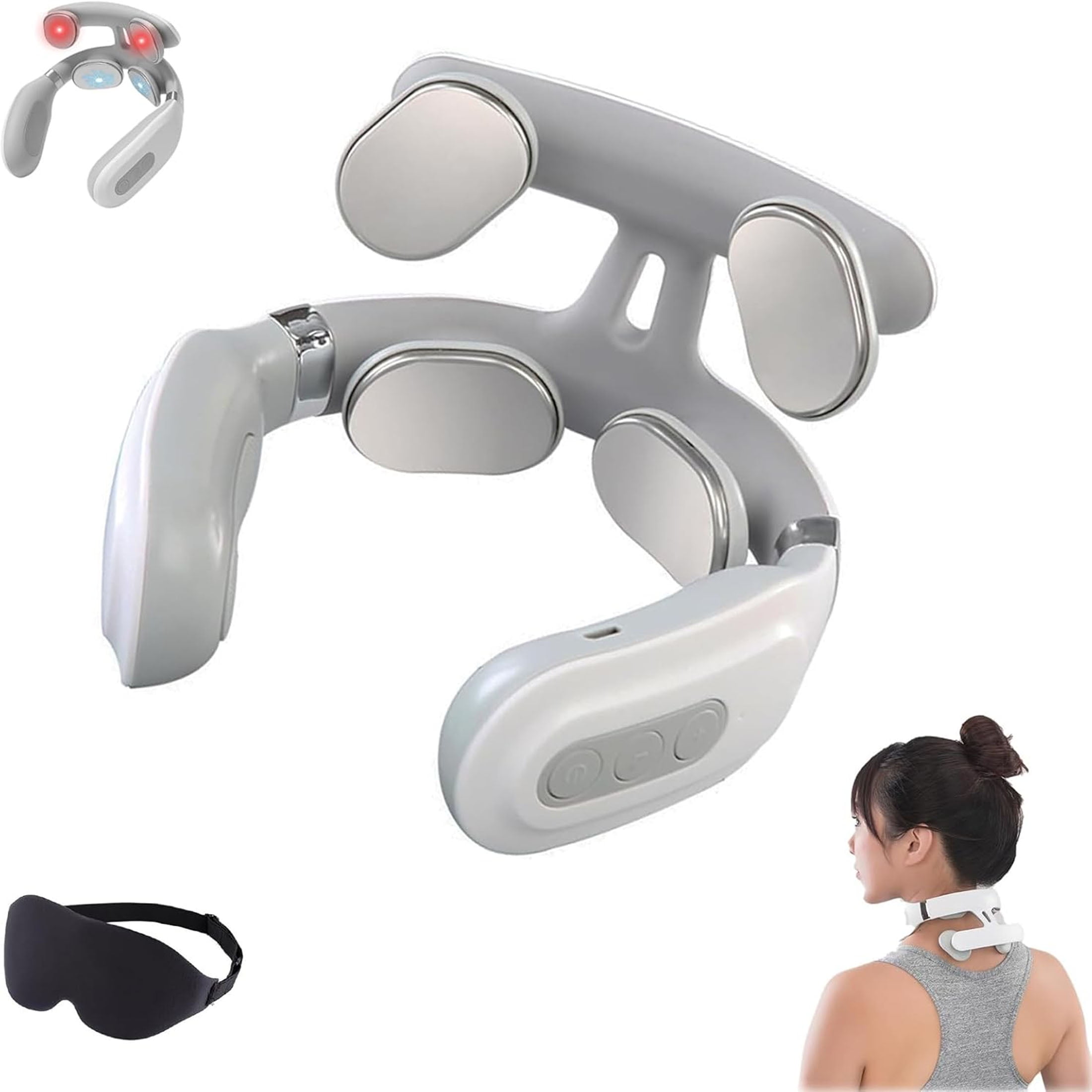 Vitality Magic Pro 2.0 Neck Massager,Portable Neck Heated Electric ...