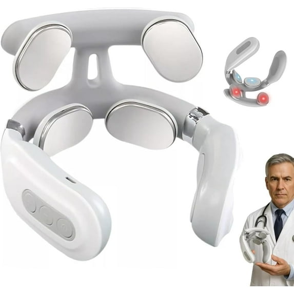 Vitality Magic Pro 2.0 Neck Massager with Heat,6 Modes & 15 Intensities ...