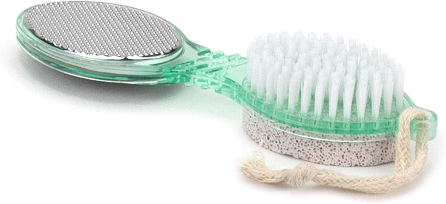 Vitalogy - Foot Pedicure Brush - 4 In 1 Pumice Stone, Scrubber ...