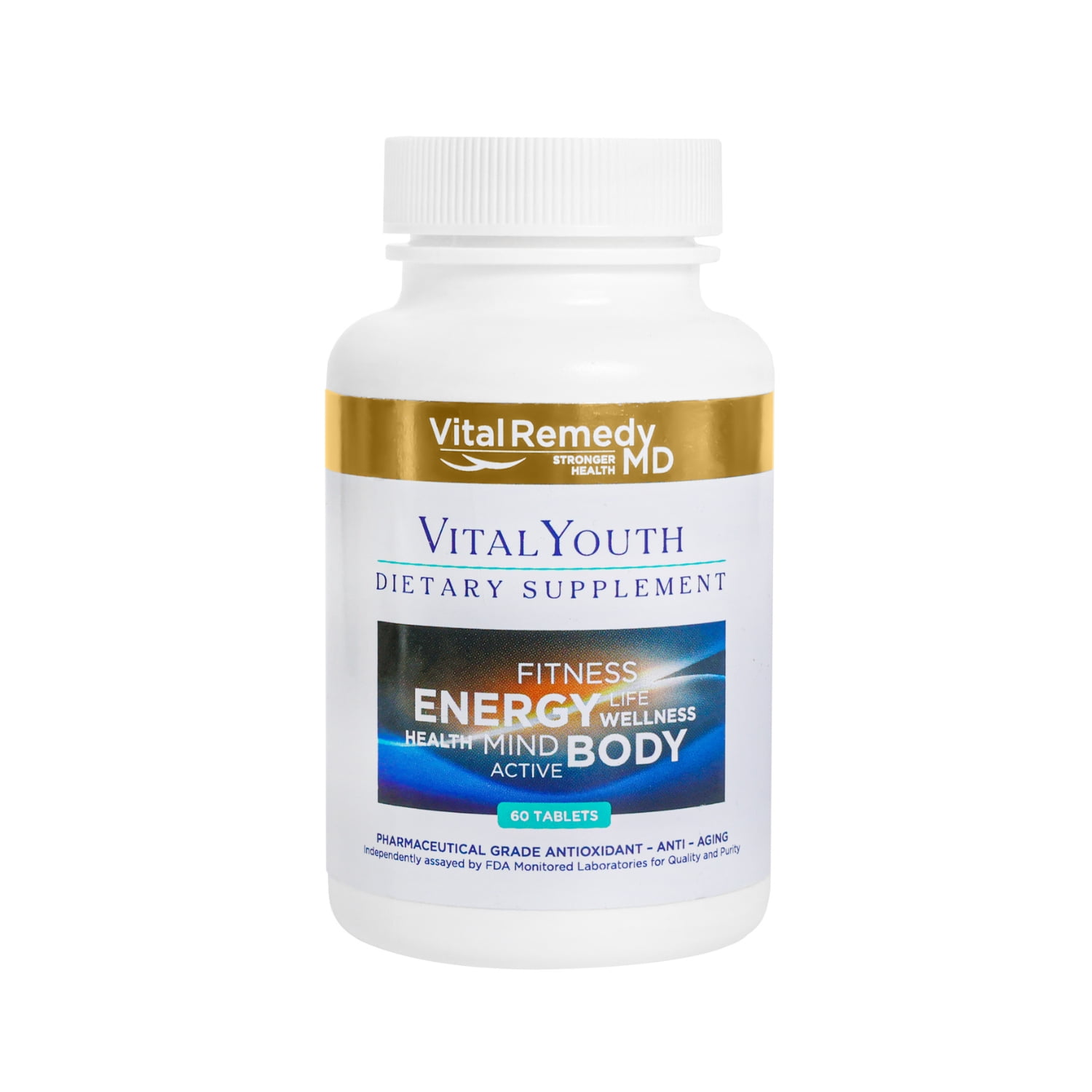 Vitalremedymd VitalYouth - Healthy Aging 3 in 1 Energy Booster and ...