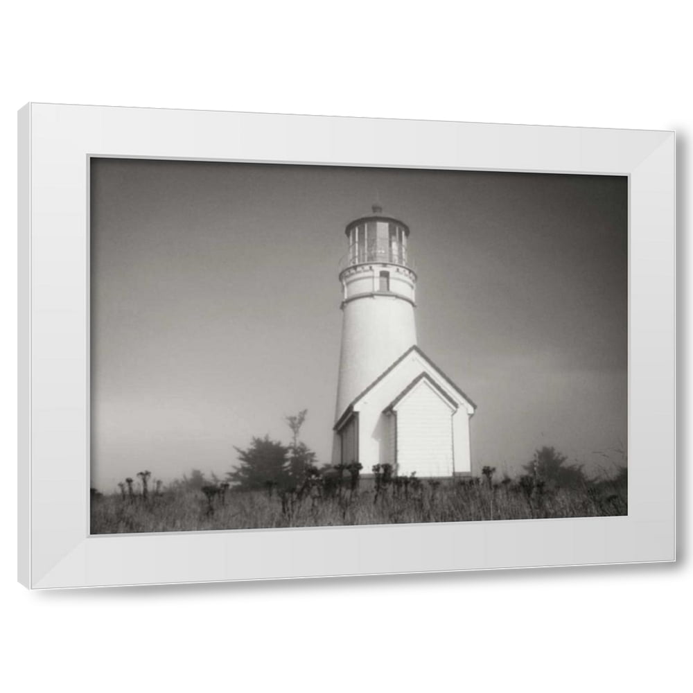 Vitaly Geyman 14x11 White Modern Wood Framed Wall Art Titled - Misty ...