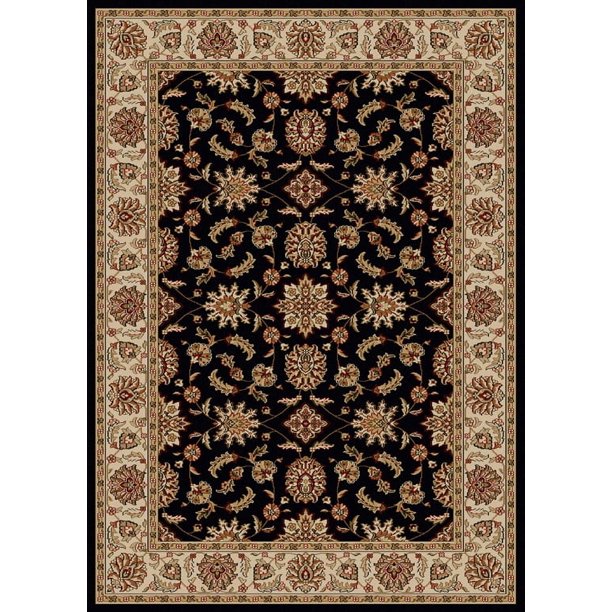 Vitaly Rafiqi Area Rug 1592 Black Italian Bordered 9' 10" x 12' 10 ...