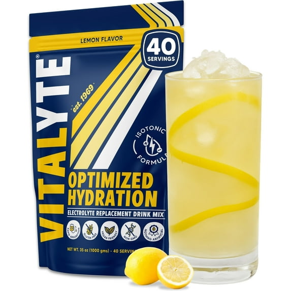 Vitalyte Electrolyte Powder Drink Mix, Isotonic Electrolyte Hydration ...