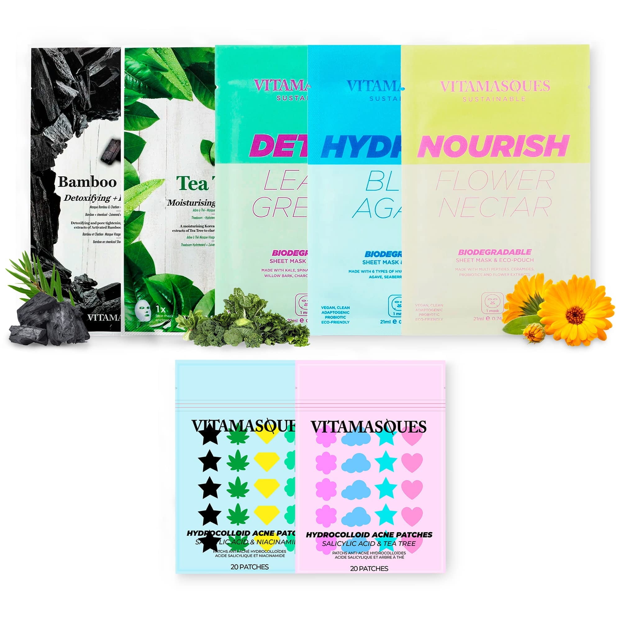 Vitamasques 2-in-1 Crystal Clear Face Mask, 3-Pack - Ruby Peel-Off ...