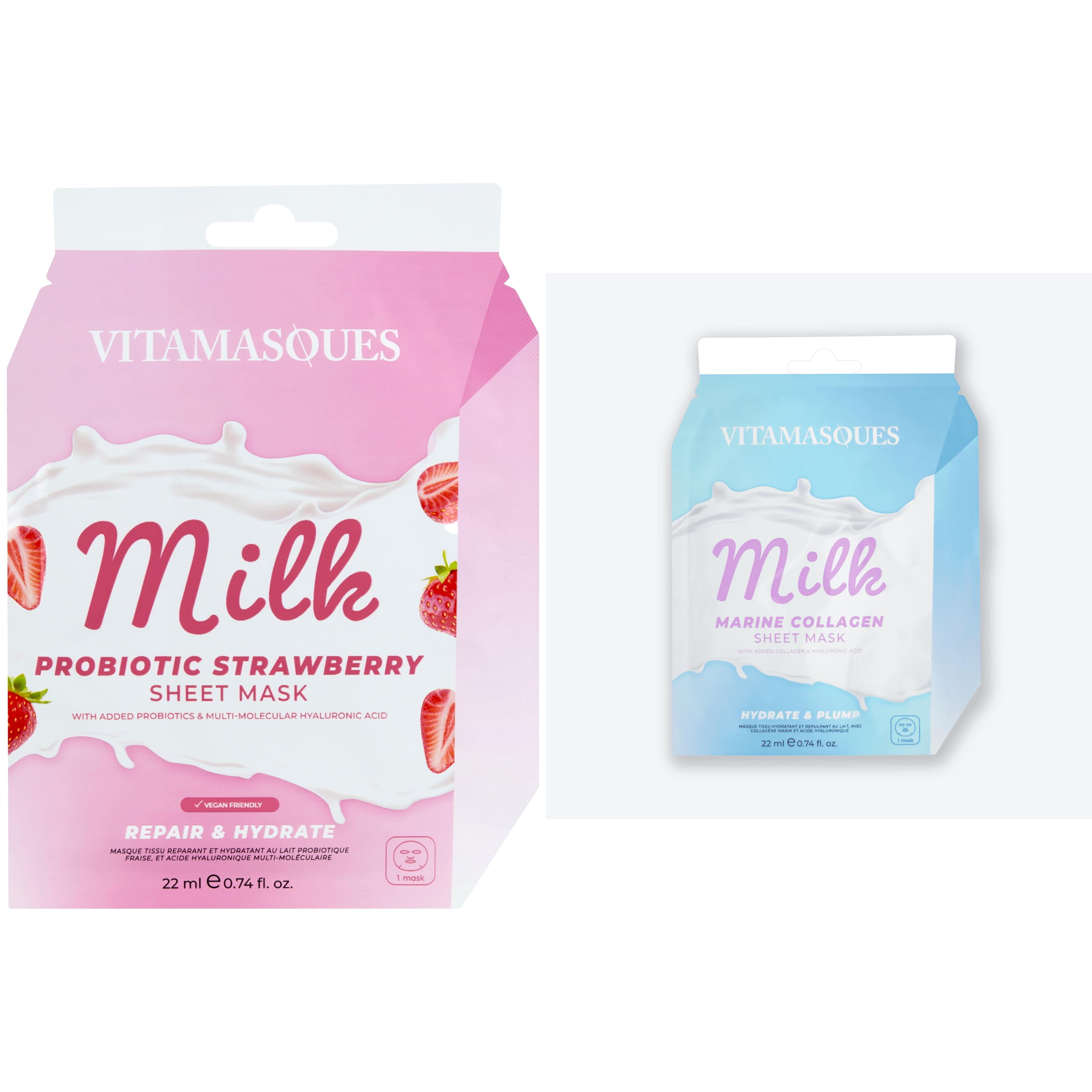 Vitamasques Milk Face Mask Bundle - Walmart.com