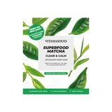 Vitamasques Superfood Matcha Sheet Mask, Clearing & Calming, For All ...