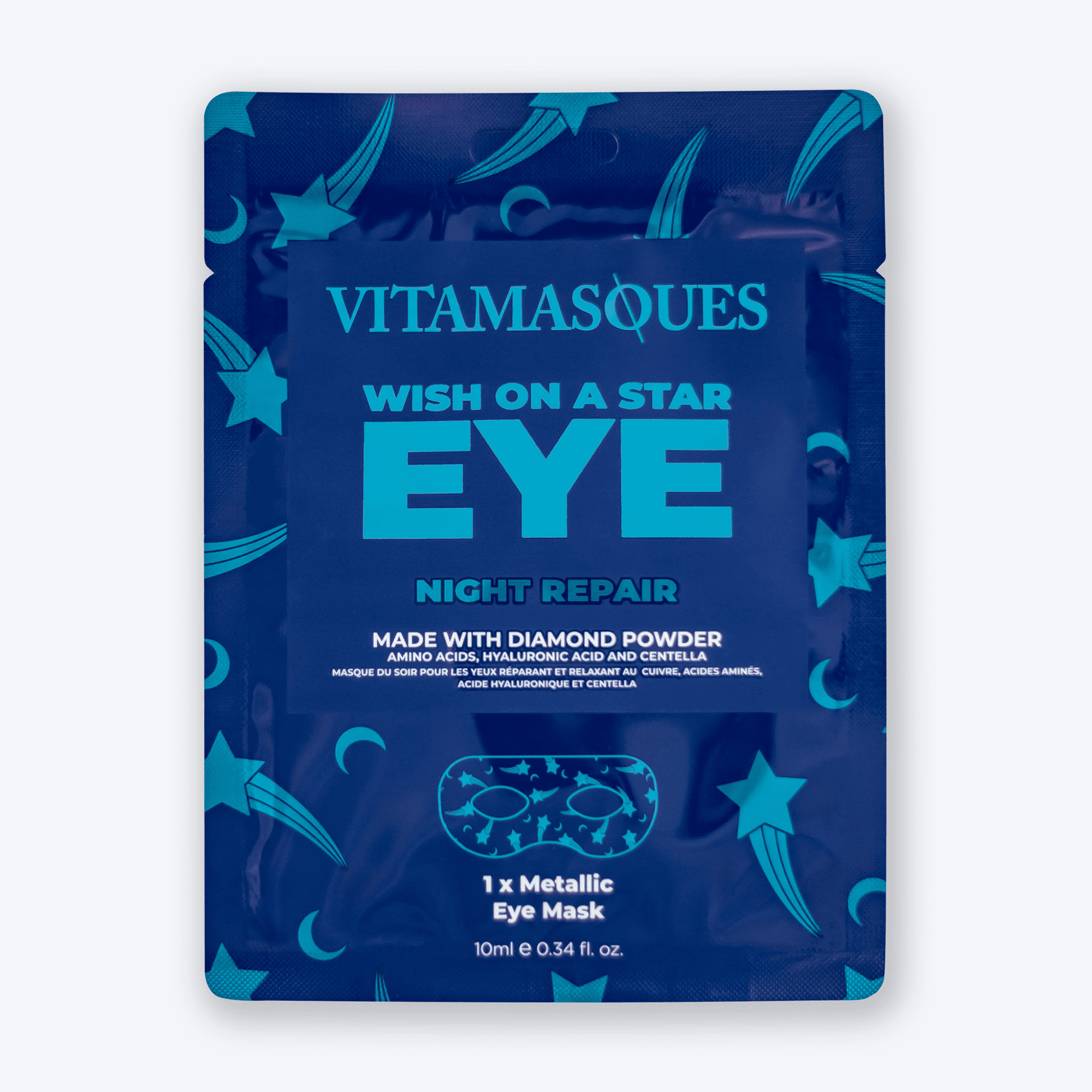 Vitamasques Wish on a Star Eye Mask, Night Repair, One Sheet Mask ...