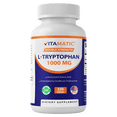 Vitamatic L-Tryptophan 1000mg 120 Tablets Double Strength - Walmart.com
