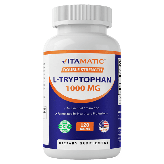 Vitamatic -Trypt 1000mg - Herbal teas for medical supply - Walmart ...