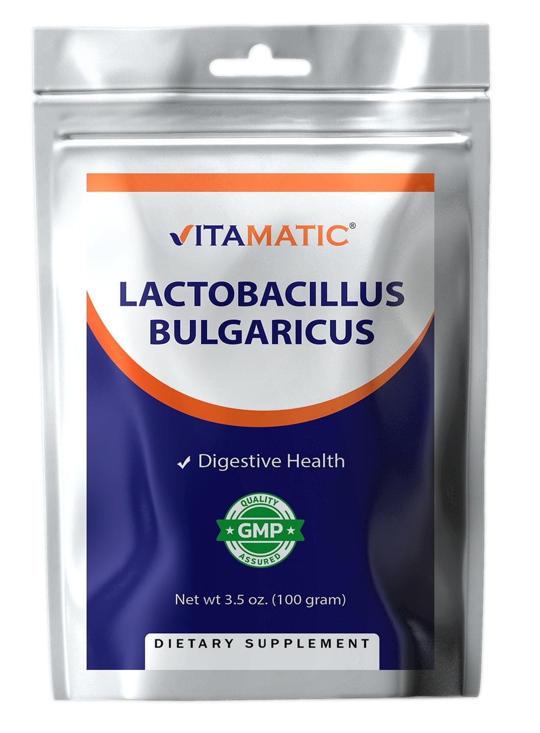 Vitamatic Lactobacillus Bulgaricus Probiotic Powder - Digestive Support ...