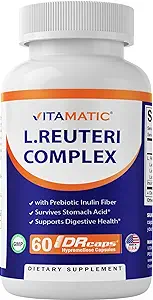 Vitamatic Lactobacillus Reuteri Complex - 22 Billion per DR Capsule ...