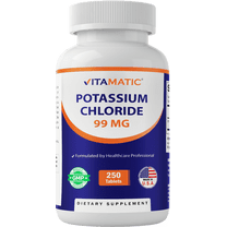 Kal Potassium Chloride 99mg Supplement for Bones Heart Muscles Nerves ...