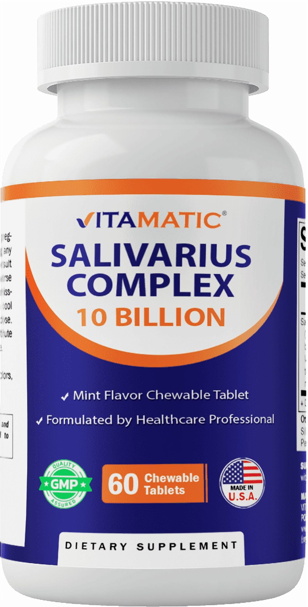 Vitamatic Salivarius Complex 10 Billion Chewable Mint Flavored Tablet ...