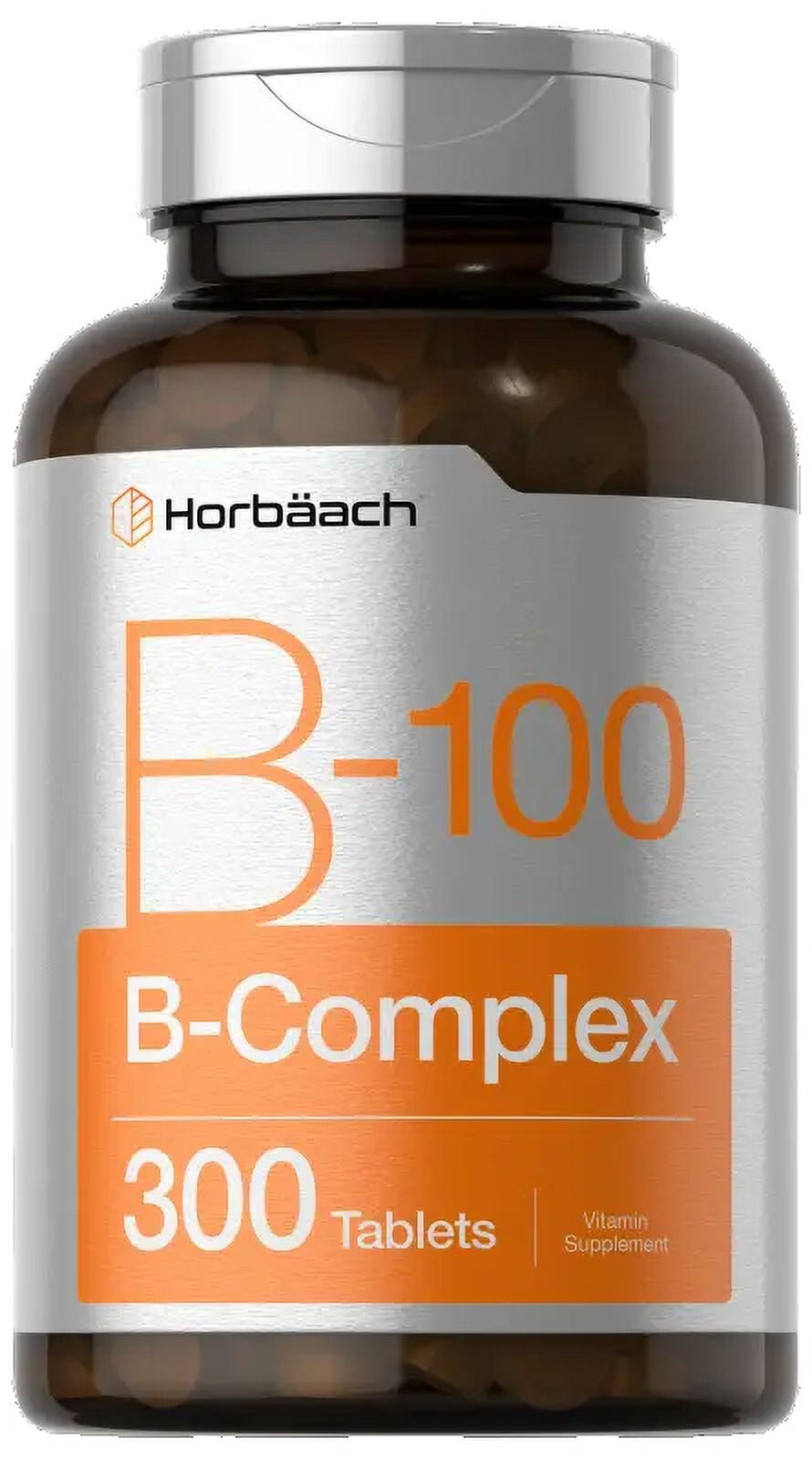 Vitamin_B_100_Complex_|_300_Tablets_|_Vegetarian,_Non_Gmo - Walmart.com