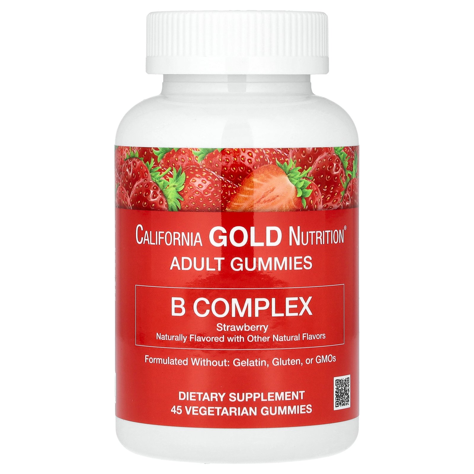 Vitamin B Complex Gummies, B6, Biotin, Folate, Niacin, B12, Natural ...
