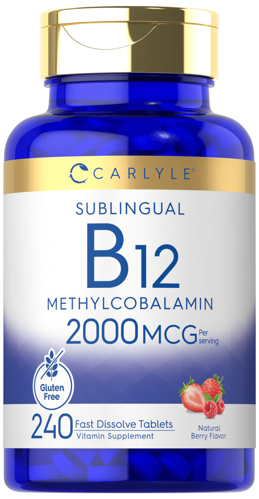 Vitamin B12 | 2000mcg | 240 Fast Dissolve Tablets | Methylcobalamin ...