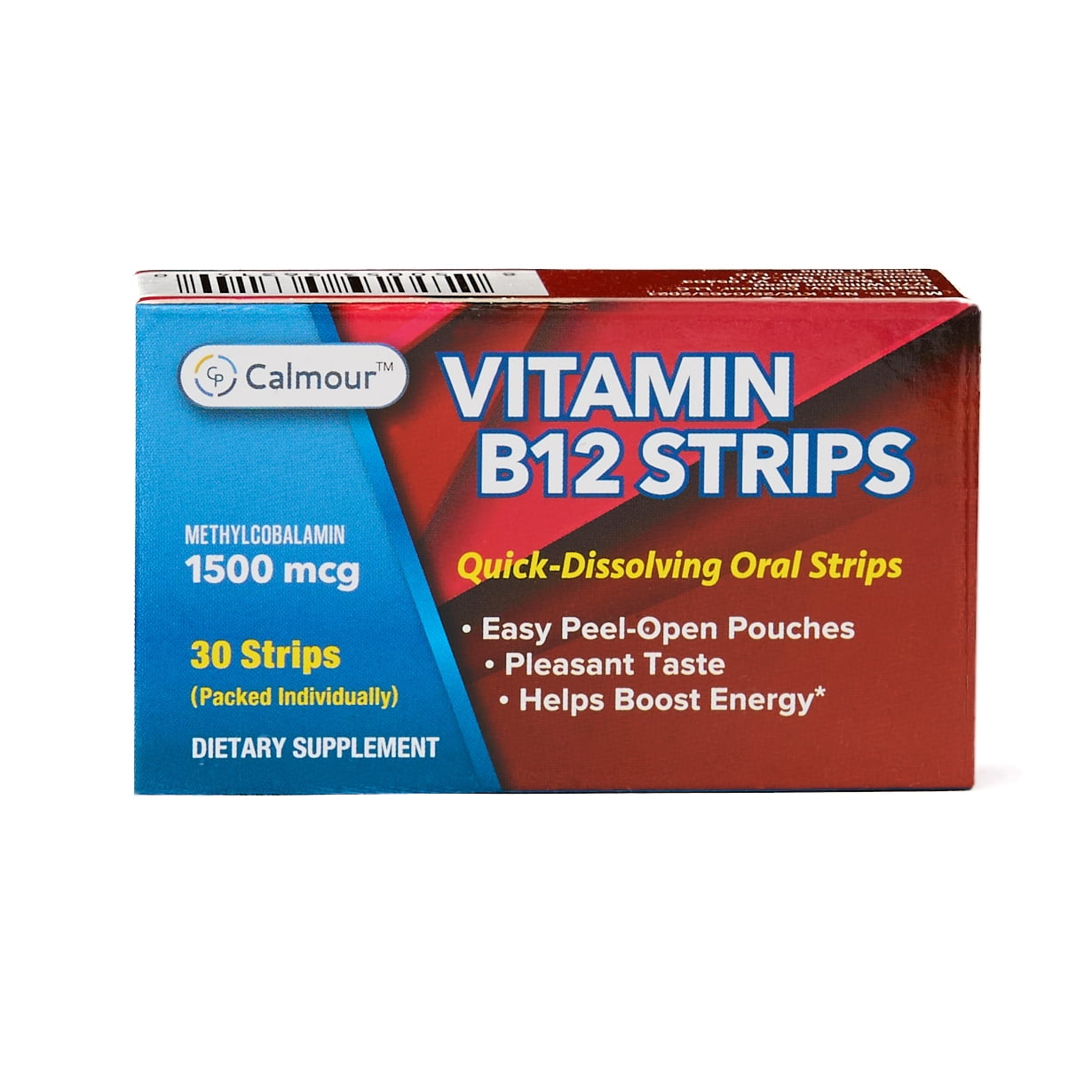 Calmour Vitamin B12 Quick Dissolving Oral Strips Dietary Supplements ...